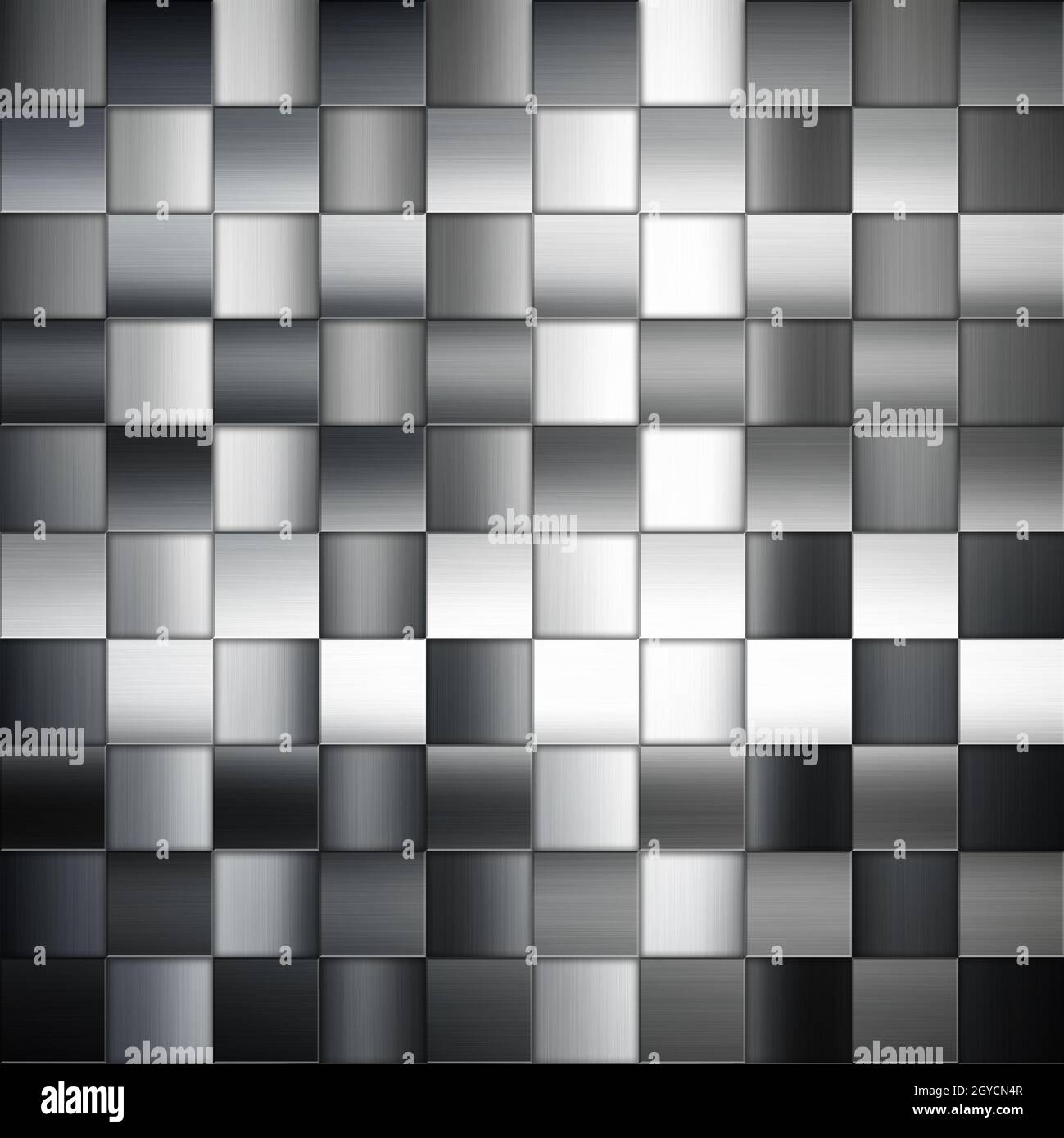 Abstract metal background with squares pattern Stock Photo - Alamy