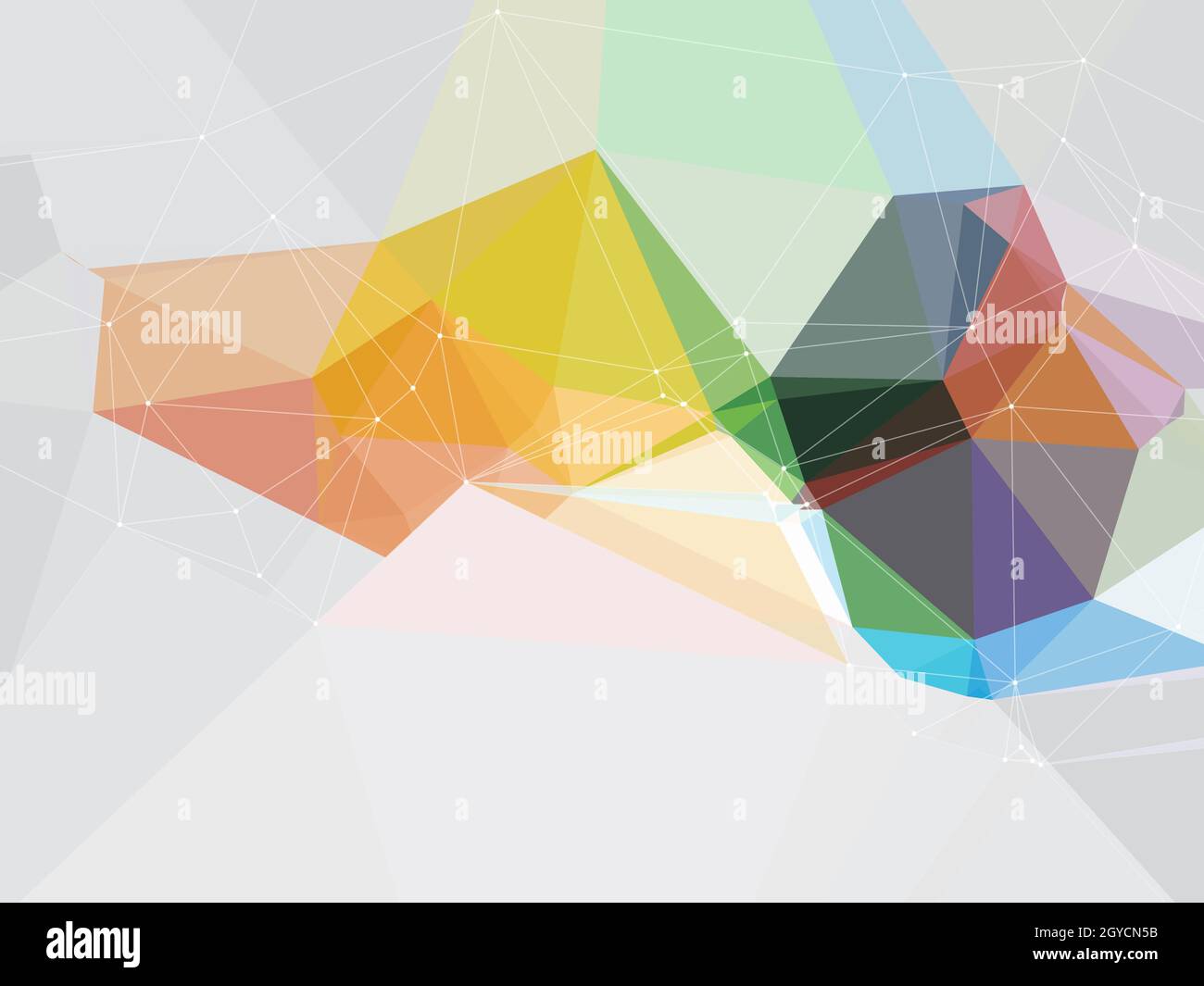 Abstract background with a low poly design Stock Photo - Alamy