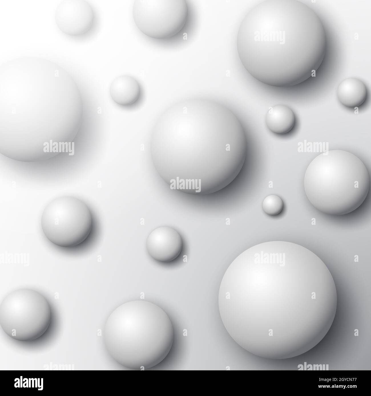 Abstract background with spheres Stock Photo - Alamy