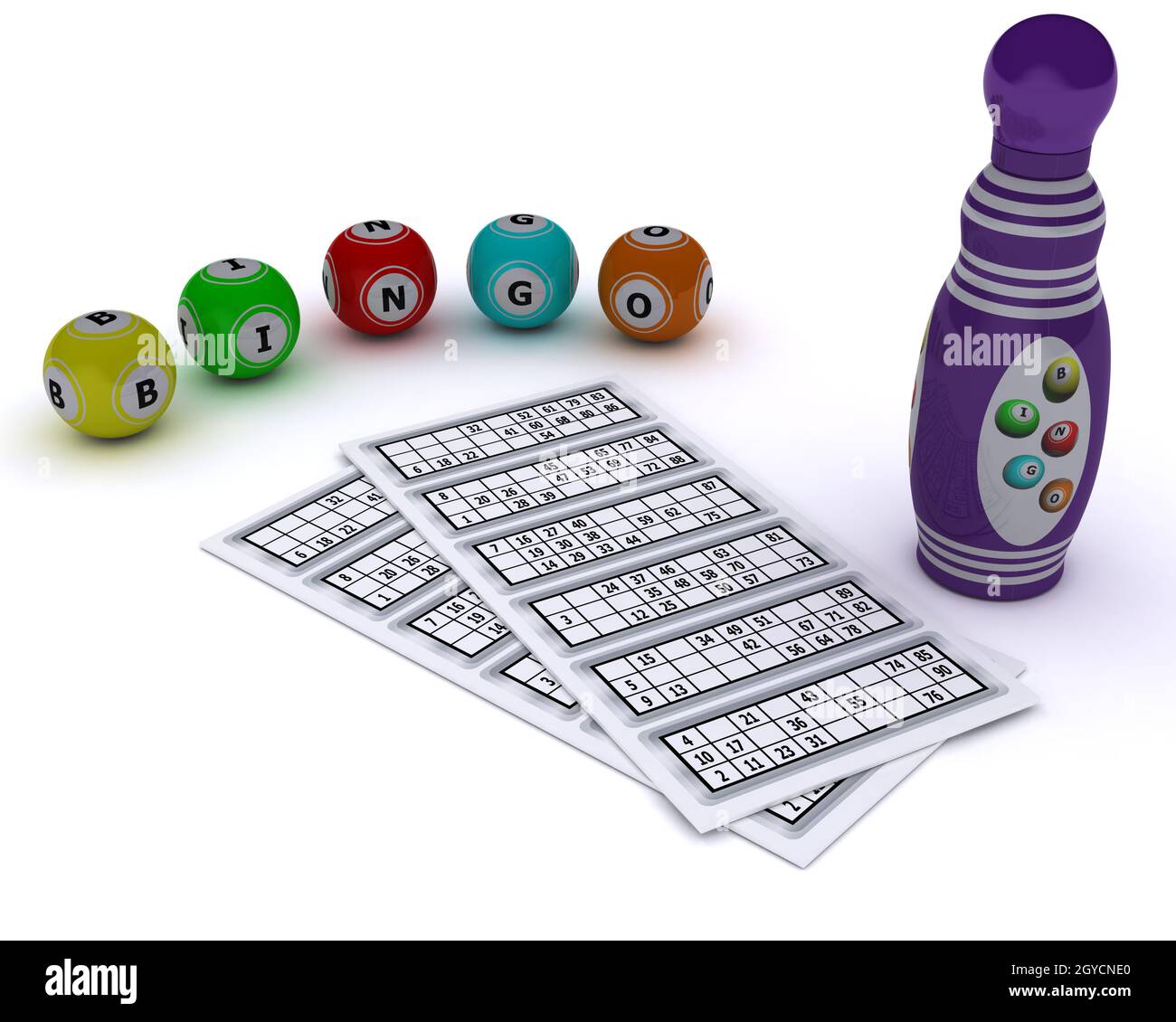 Bingo card 3d hi-res stock photography and images - Alamy