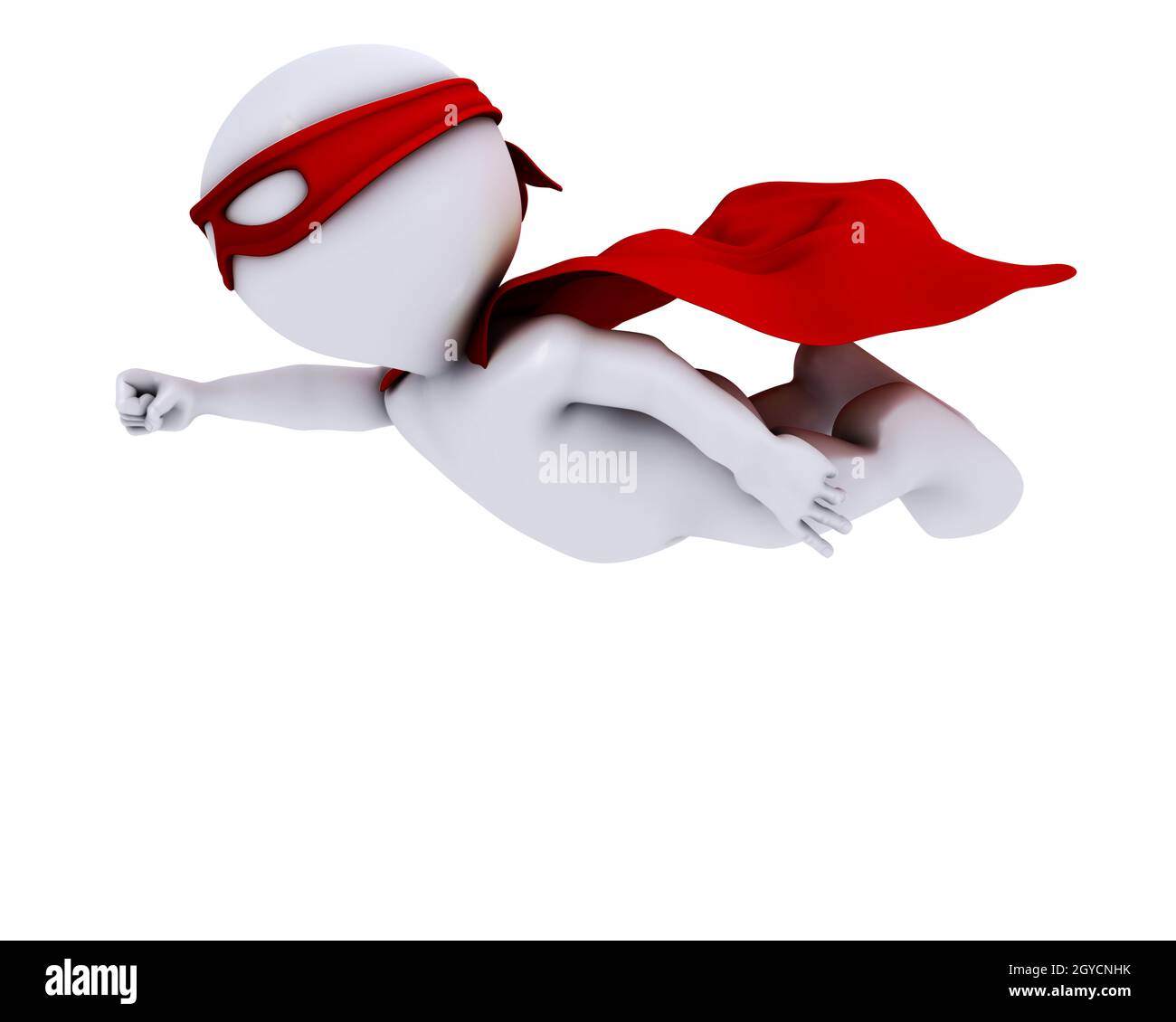3D Render of Morph Man super hero Stock Photo - Alamy