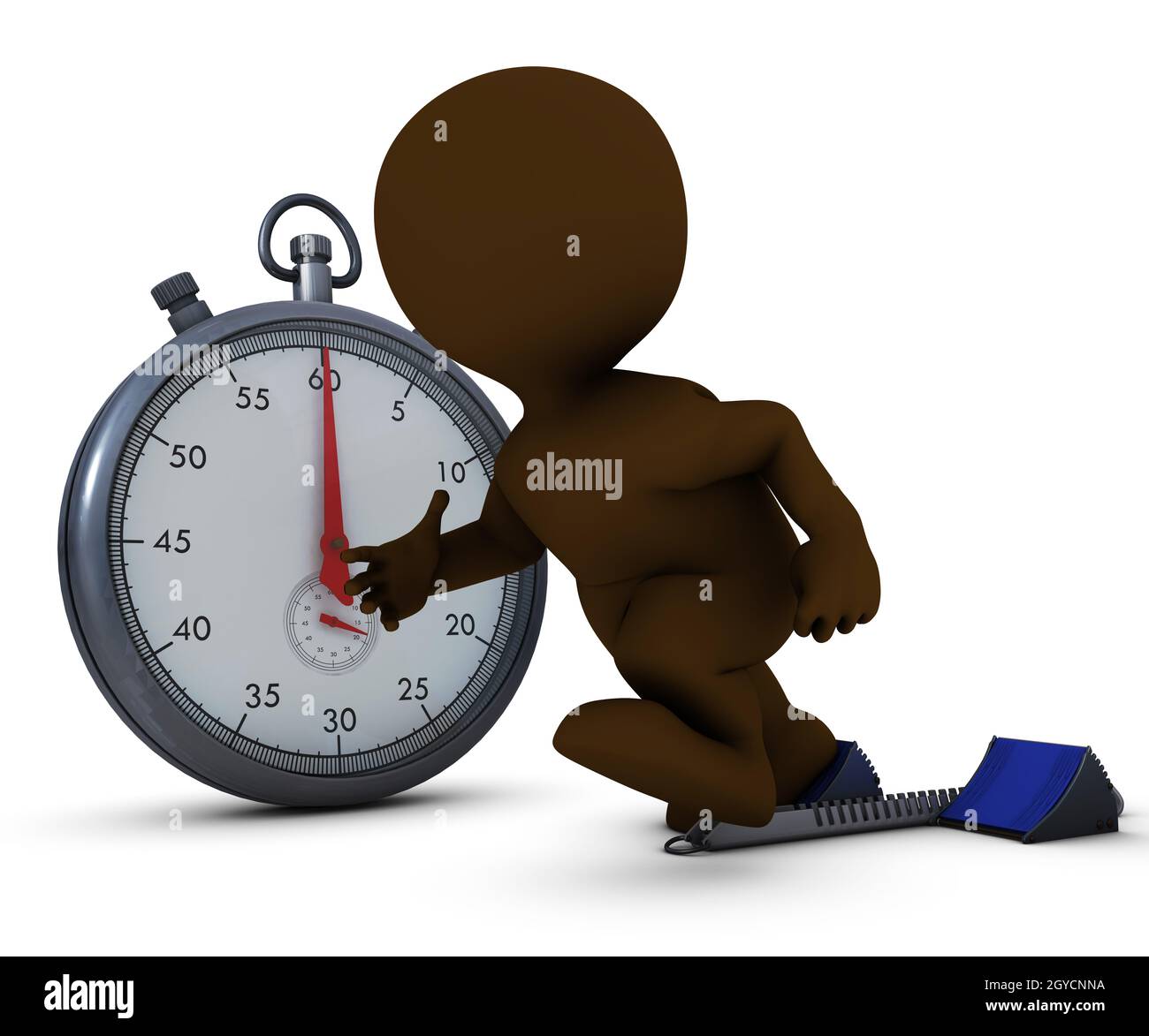 Starting the stop watch hi-res stock photography and images - Alamy
