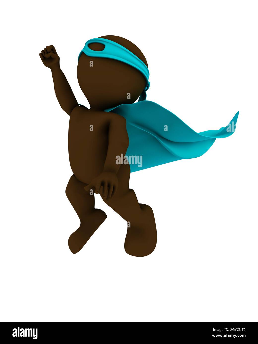 3D Render of Morph Man super hero Stock Photo - Alamy
