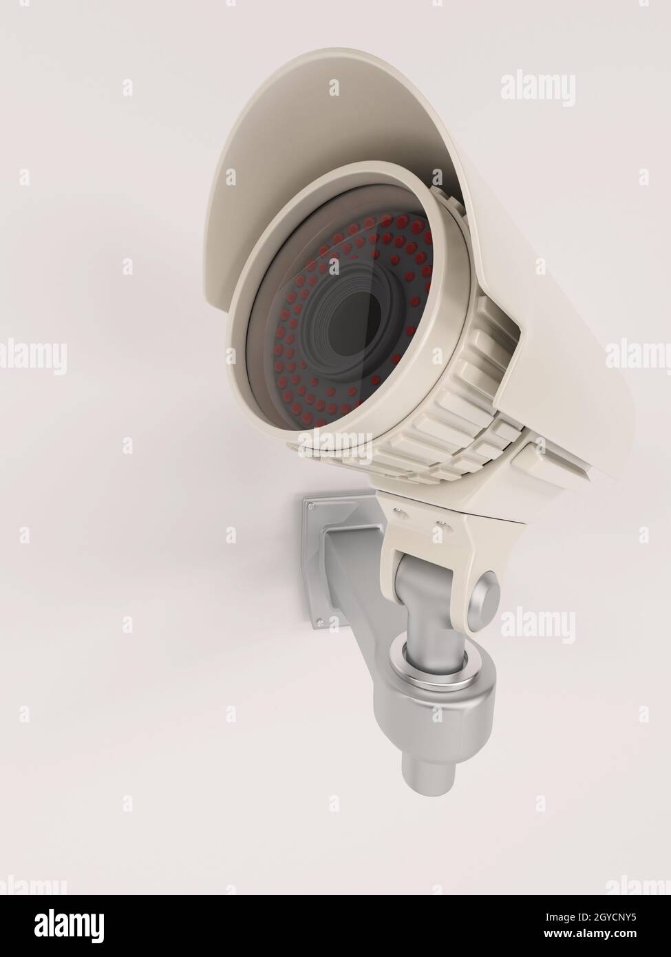 3D Render of CCTV Security Camera Stock Photo - Alamy
