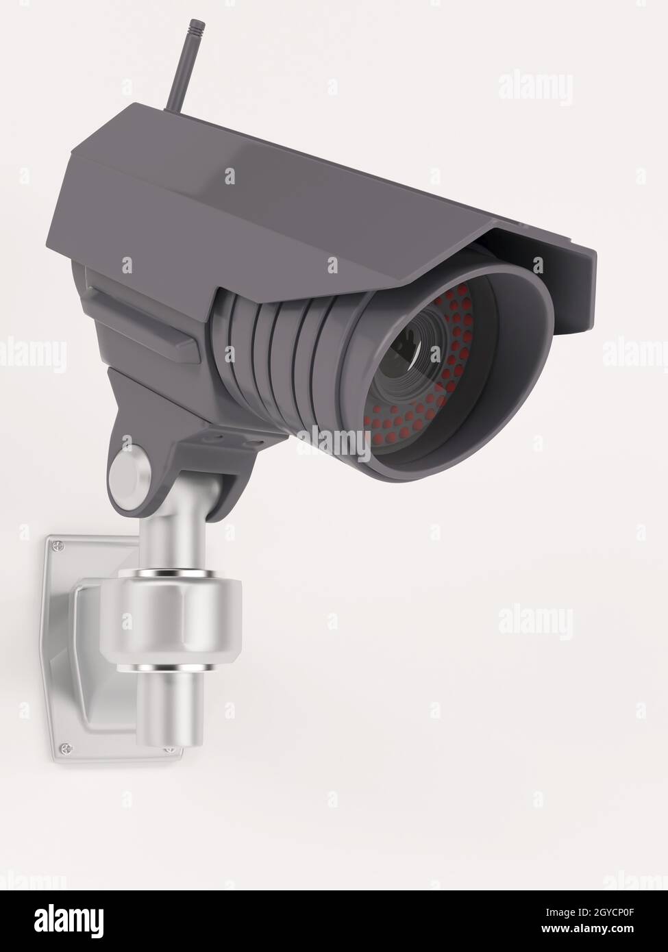 3D Render of CCTV Security Camera Stock Photo - Alamy