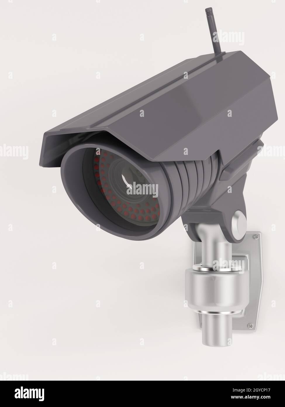 3D Render of CCTV Security Camera Stock Photo - Alamy
