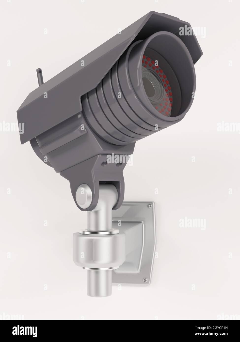 3D Render of CCTV Security Camera Stock Photo - Alamy
