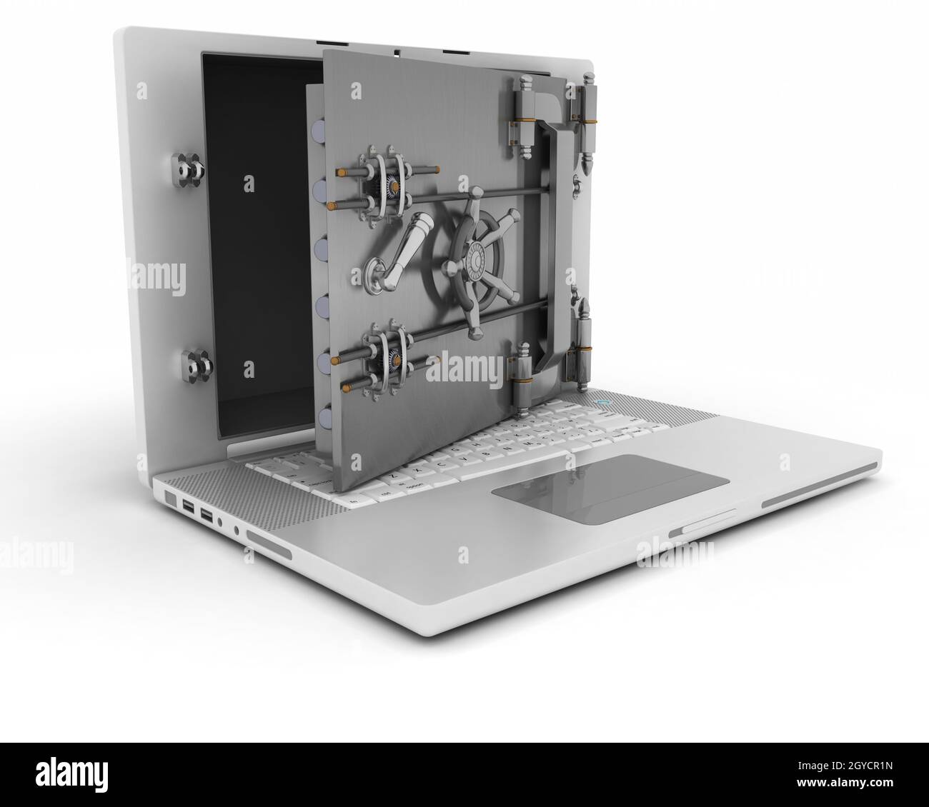 3d render of computer security Stock Photo - Alamy