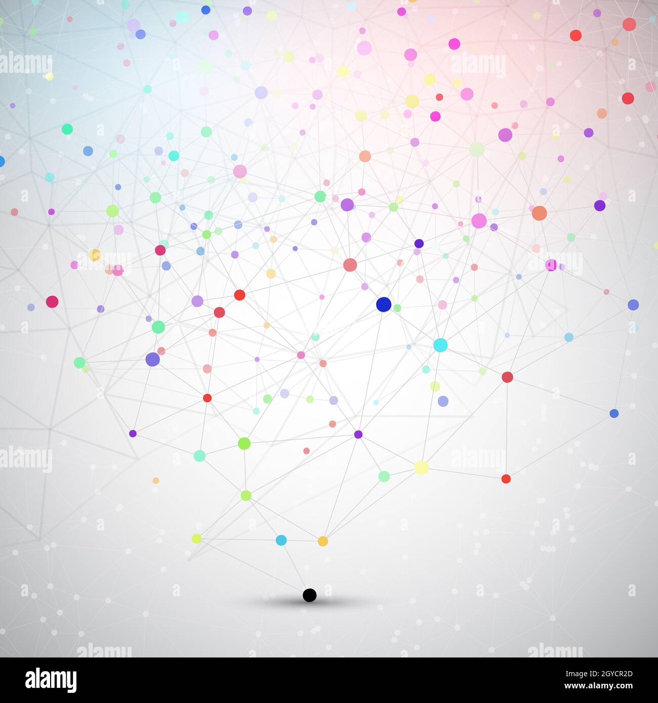 Vector abstract dots lines hi-res stock photography and images - Alamy
