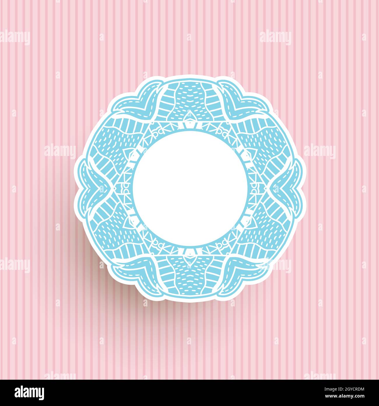 Decorative frame background with pastel colours Stock Photo - Alamy