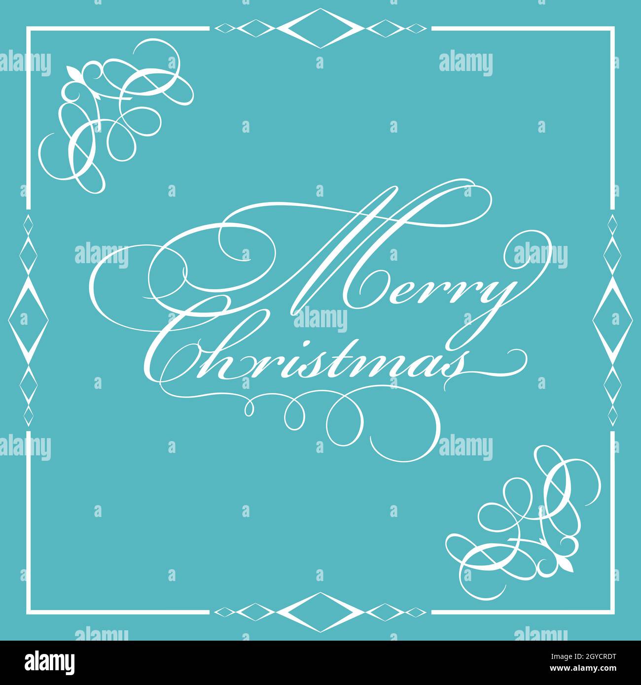 Christmas background with decorative text Stock Photo - Alamy