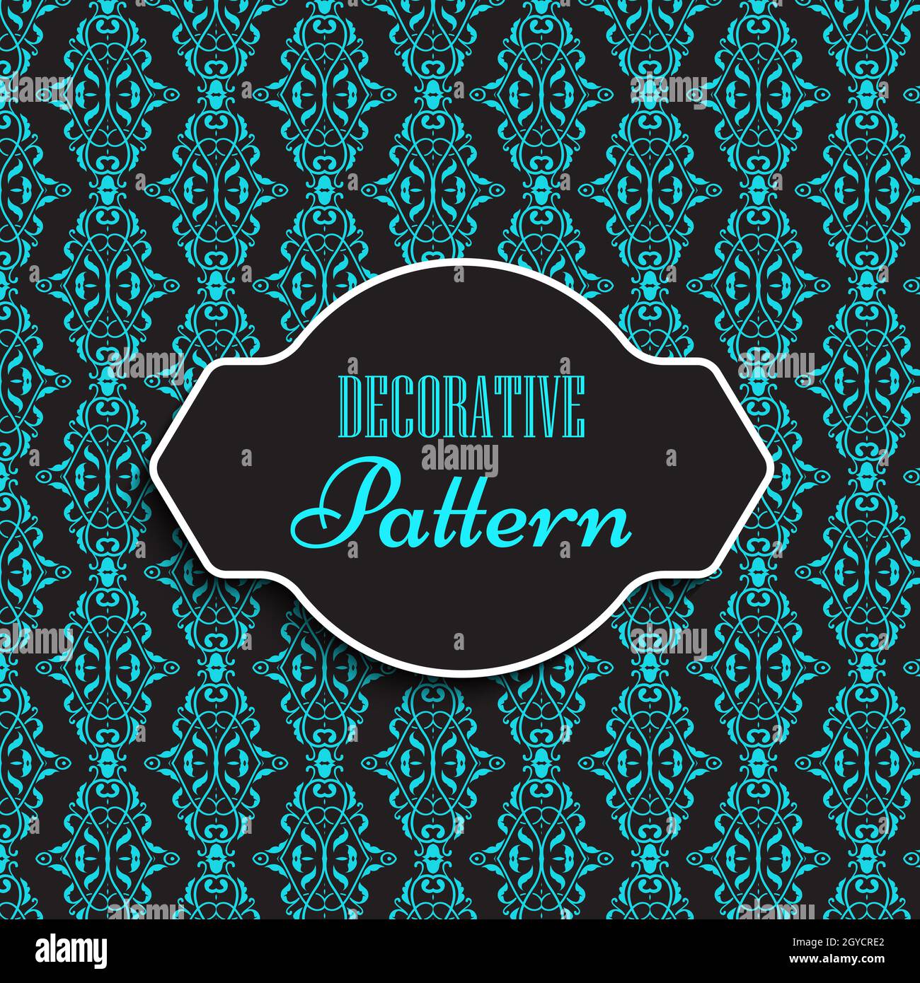 Elegant background with decorative pattern Stock Photo - Alamy