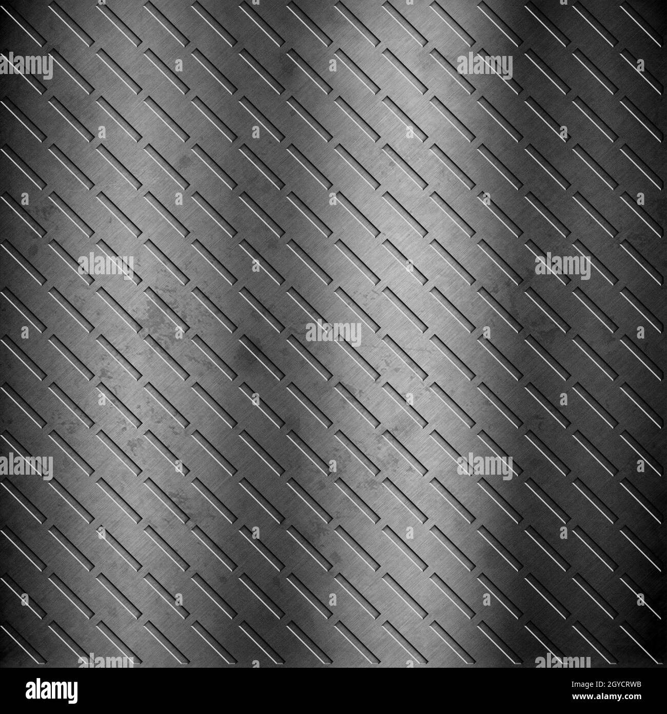 Metall background with embossed design Stock Photo - Alamy