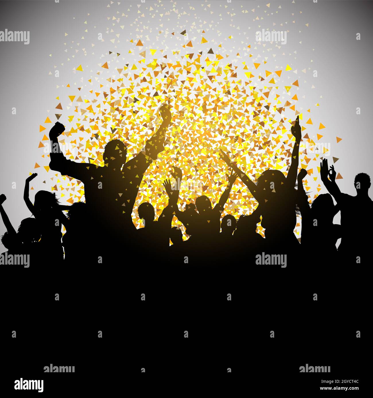 Party Crowd Silhouette