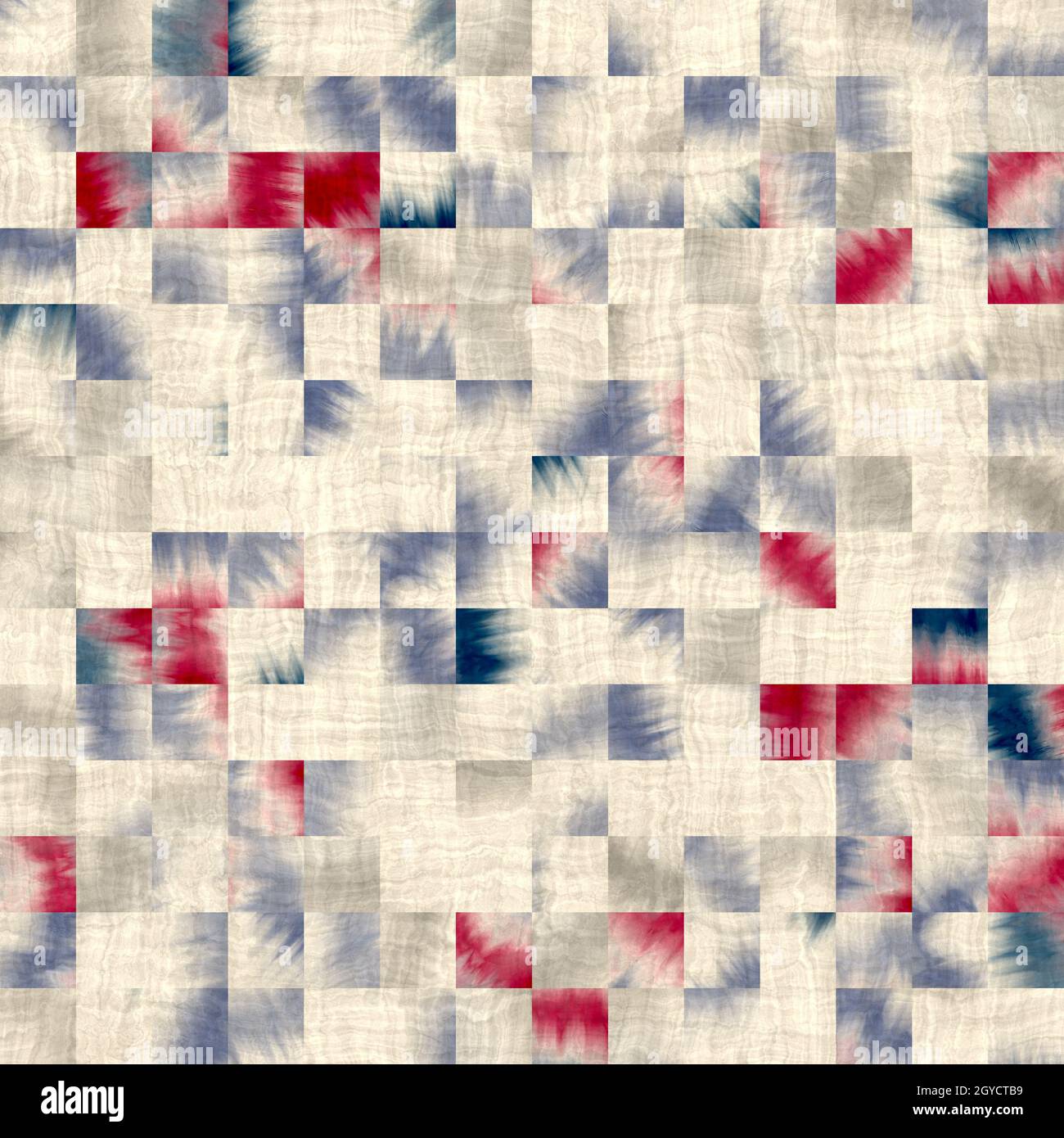 Seamless square tile faux wall mosaic pattern for surface design and ...