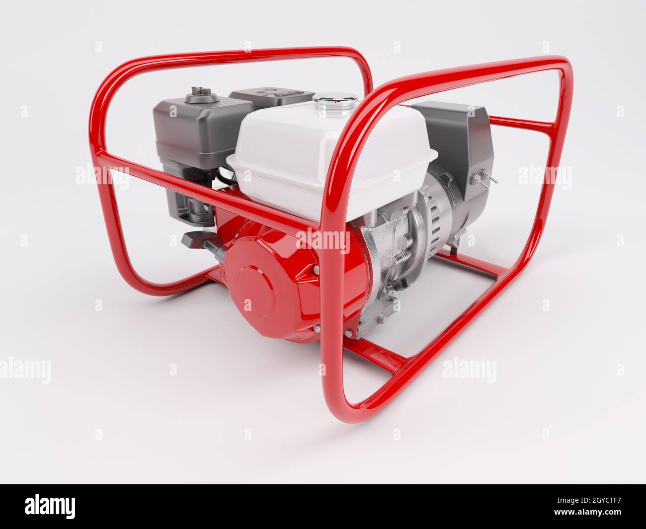 3D render of a Gas powered generator Stock Photo - Alamy