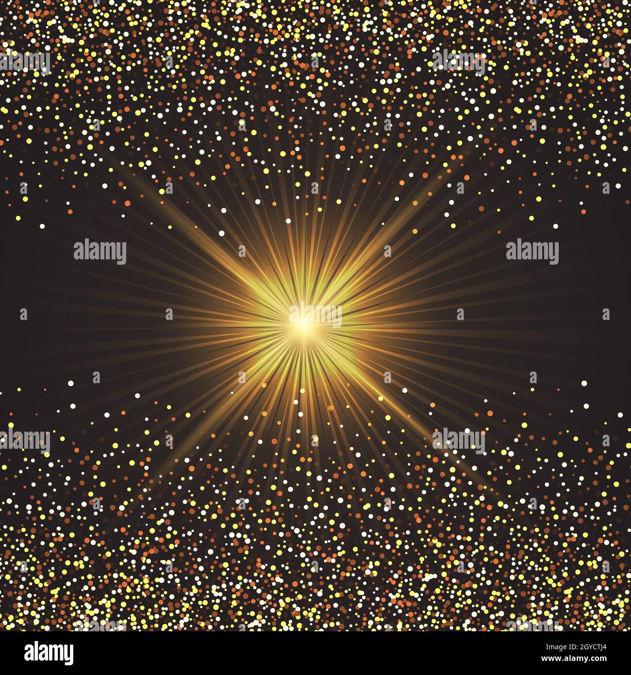Gold starburst background hi-res stock photography and images - Alamy