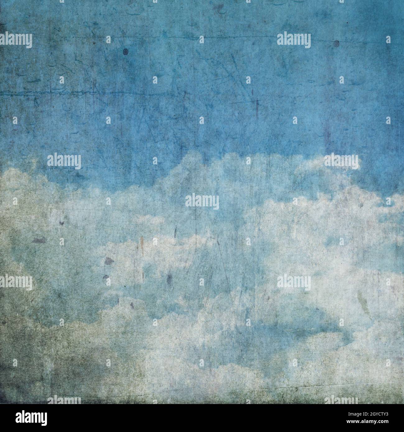 Grunge style background with clouds in sky Stock Photo - Alamy