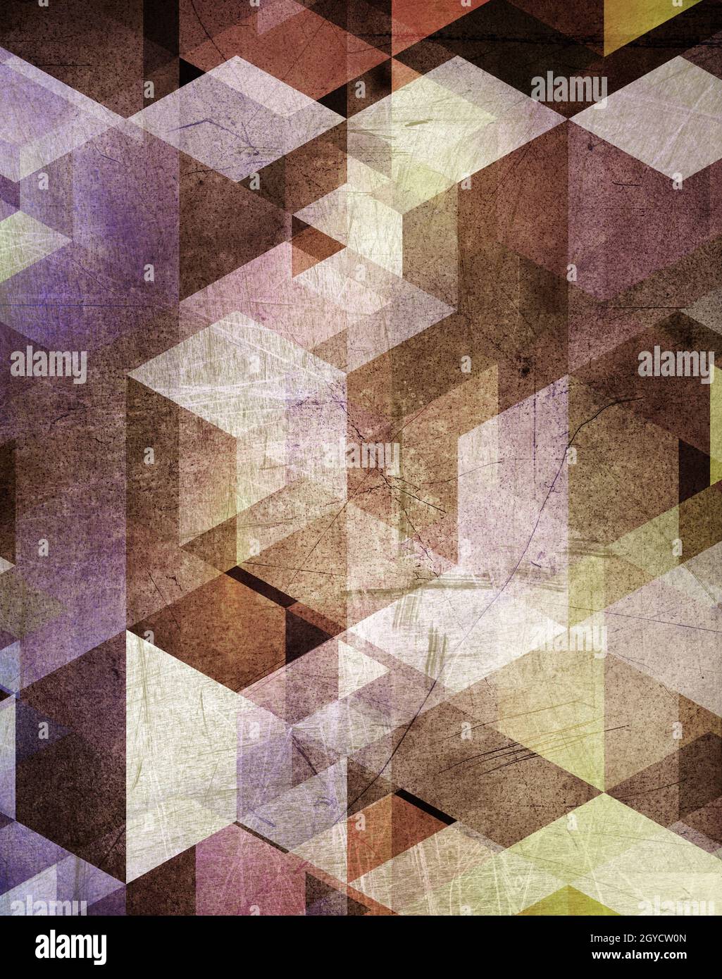 Vintage grunge background with a geometric pattern Stock Photo - Alamy