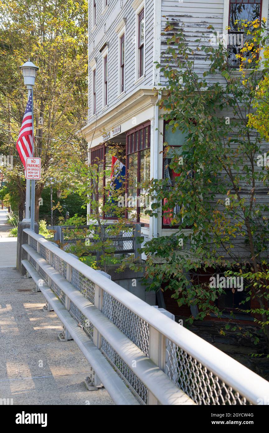 Side street scene in Chester, Massachusetts, USA Stock Photo - Alamy