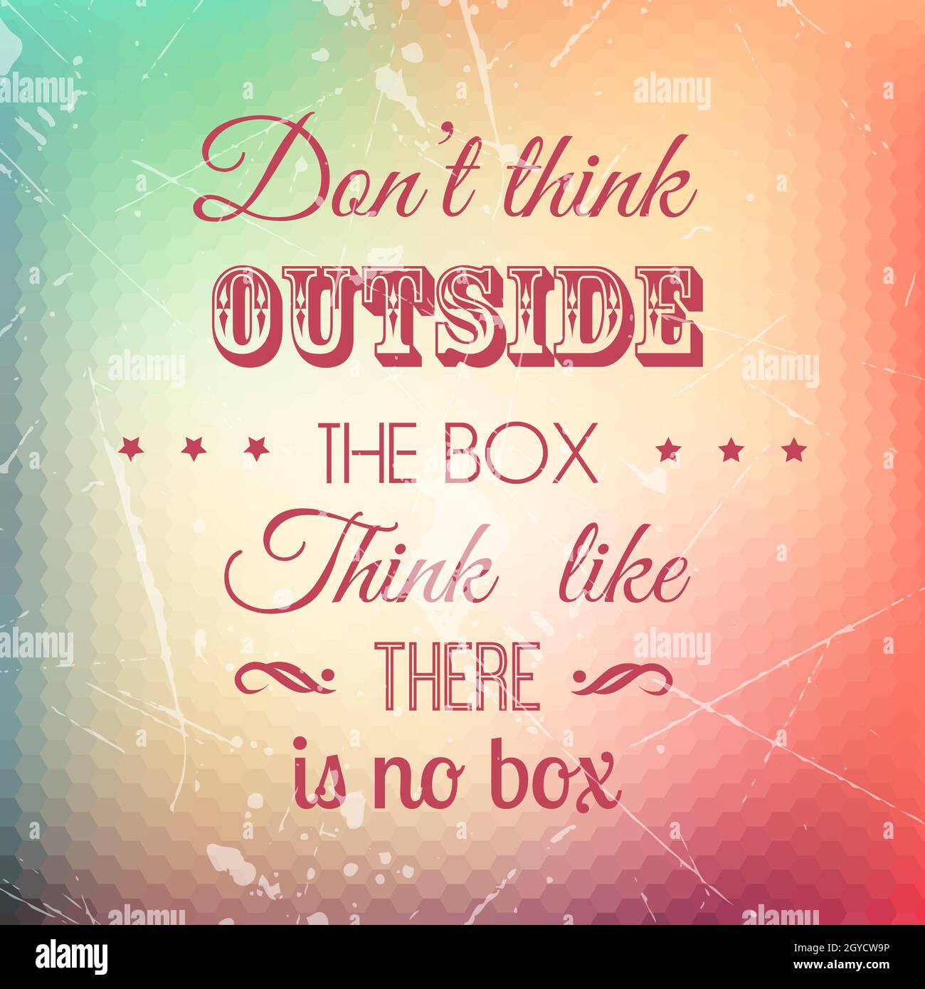 Inspirational quote on a grunge background Stock Photo - Alamy