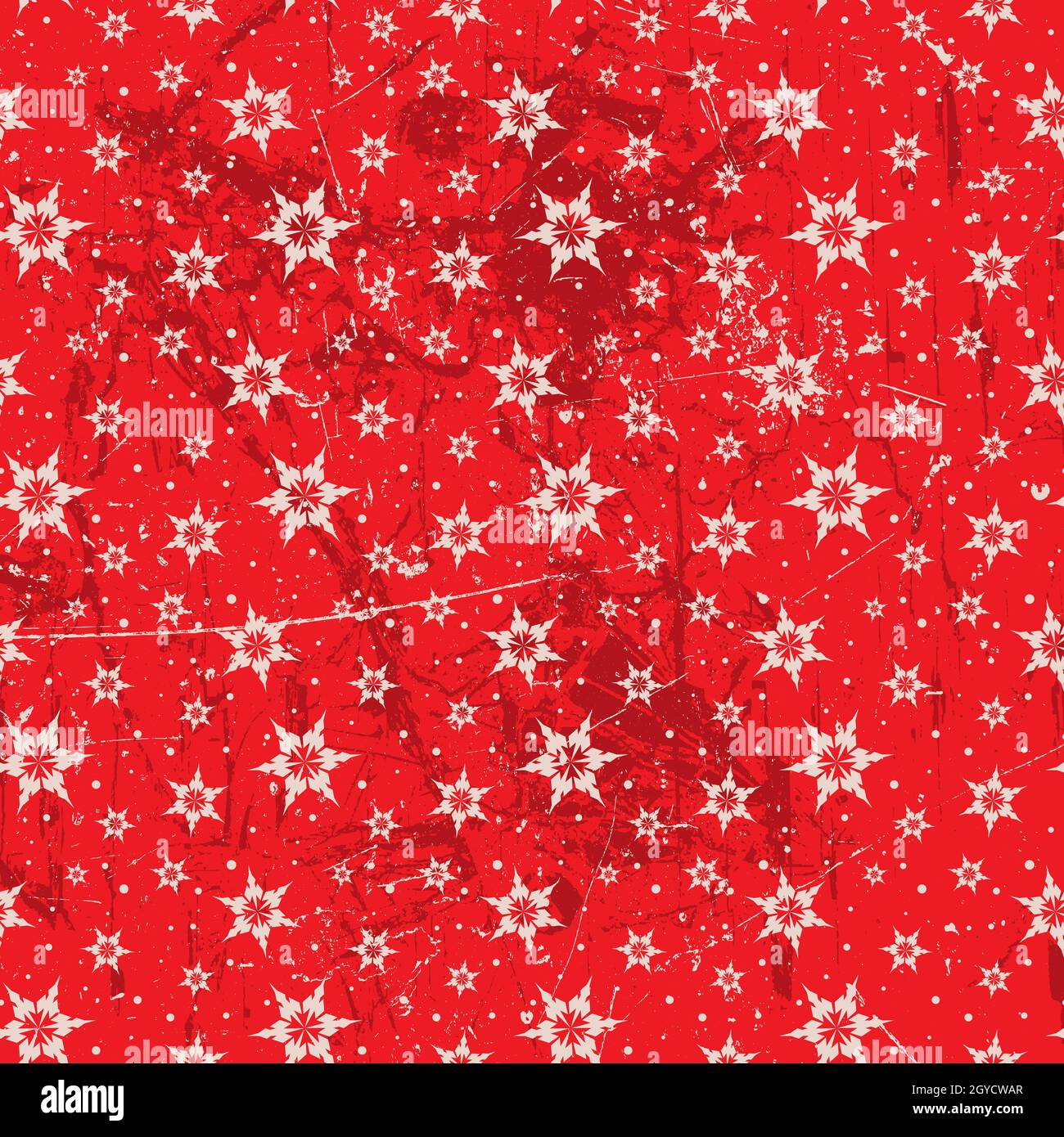 Seamless tile Christmas background of snowflakes Stock Photo - Alamy
