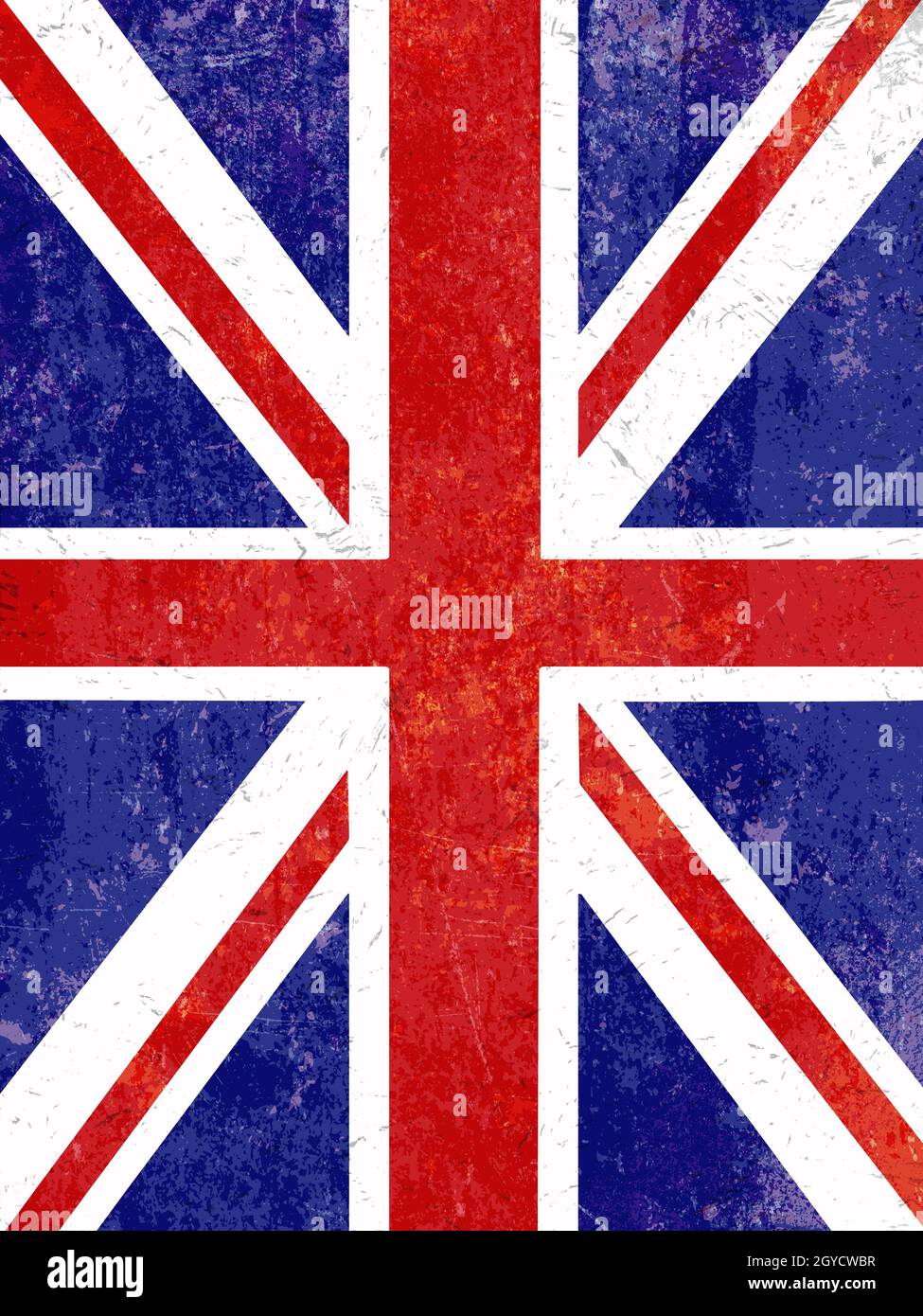 Union Jack flag background with a grunge effect Stock Photo - Alamy