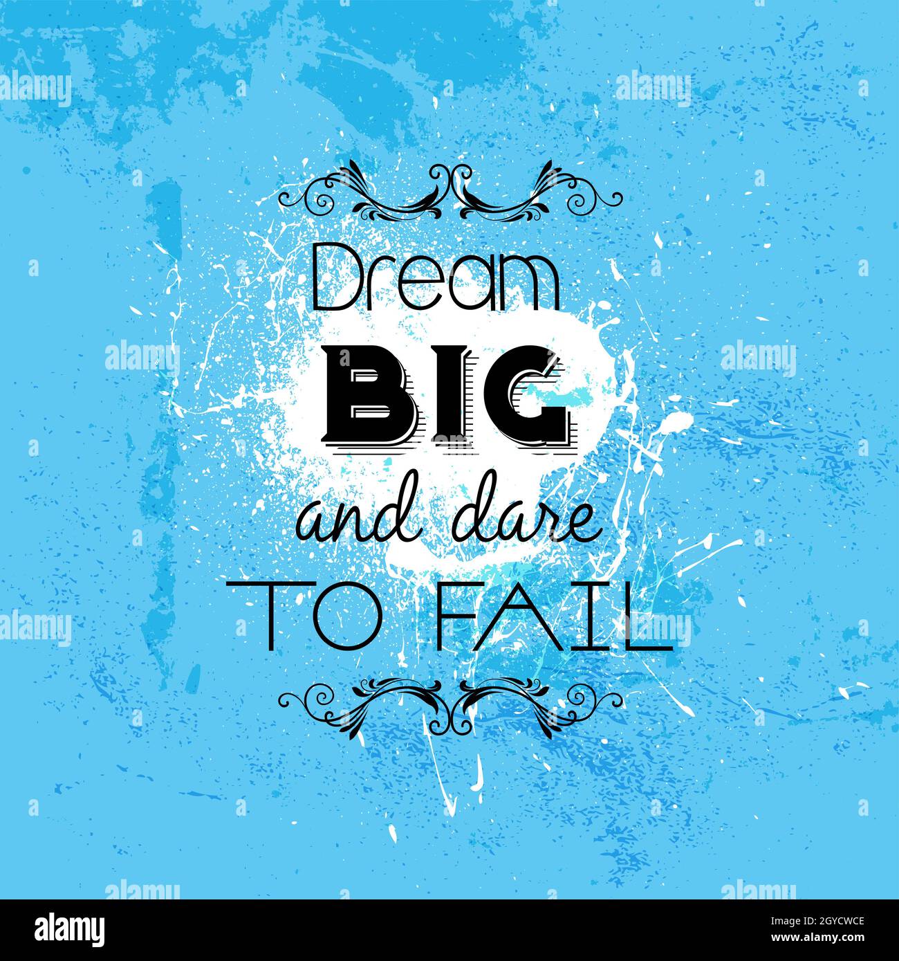 Inspirational quote on a grunge background Stock Photo - Alamy