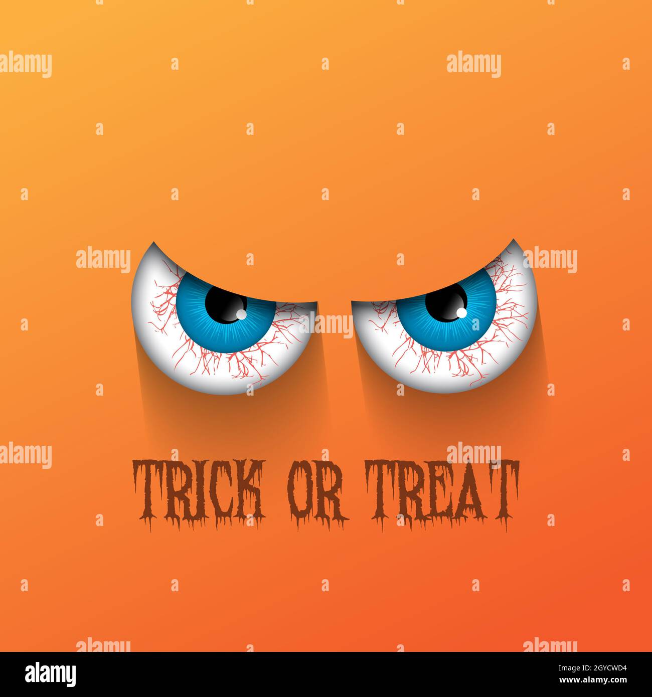 Spooky Halloween background with evil eyes Stock Photo - Alamy