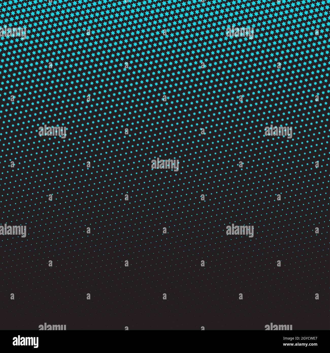 Halftone style background with star design Stock Photo - Alamy