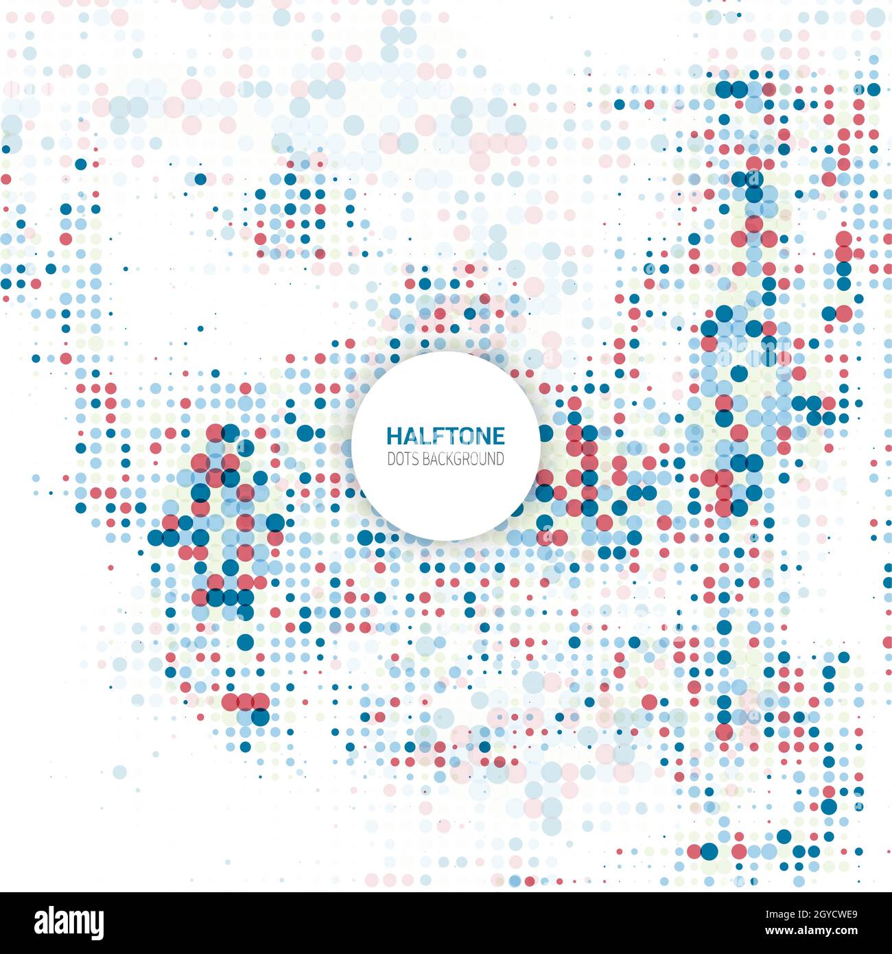 Abstract background with halftone dots design Stock Photo - Alamy