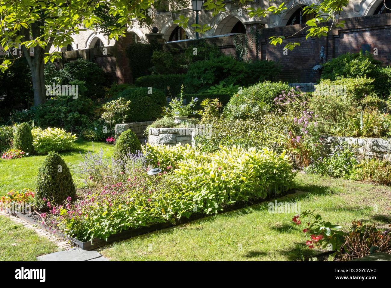 The Gardens behind Quarters 100 at the United States Military Academy ...