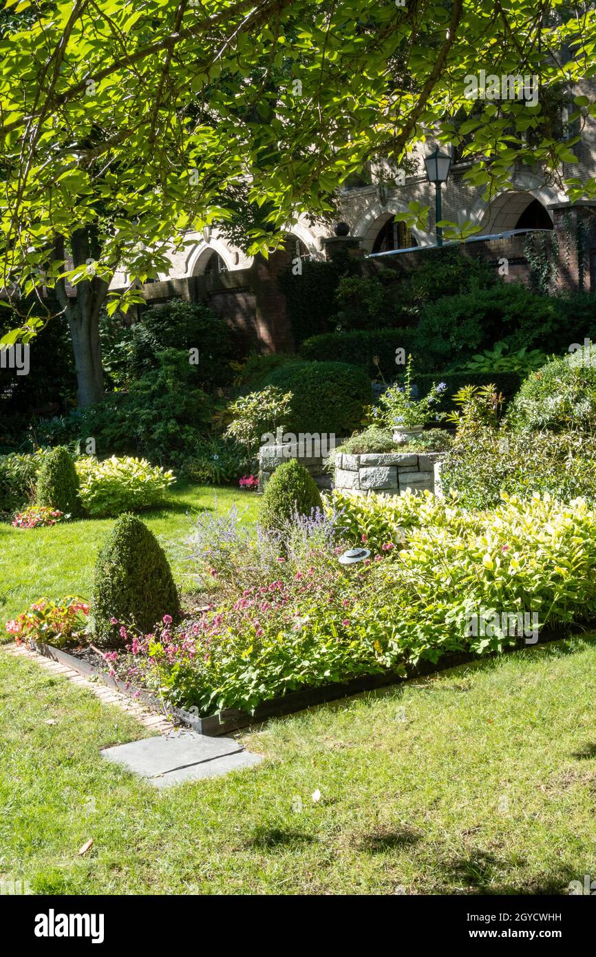 The Gardens behind Quarters 100 at the United States Military Academy ...