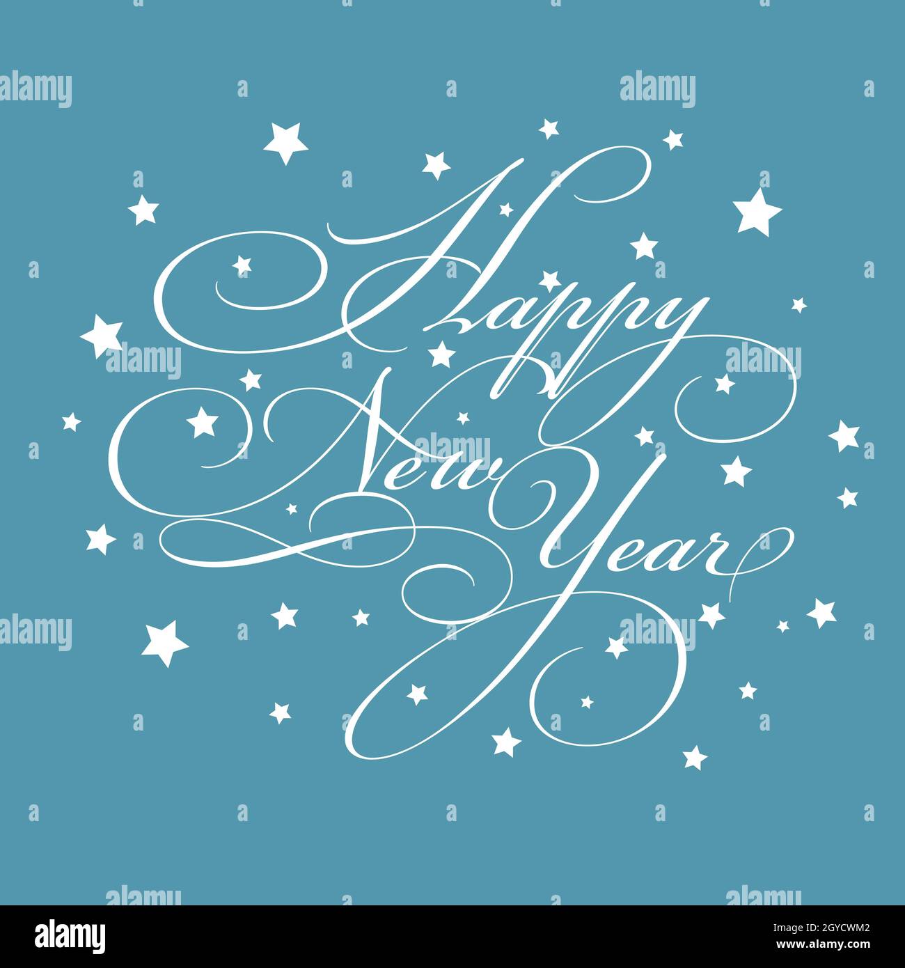 Decorative text background for the New Year Stock Photo - Alamy