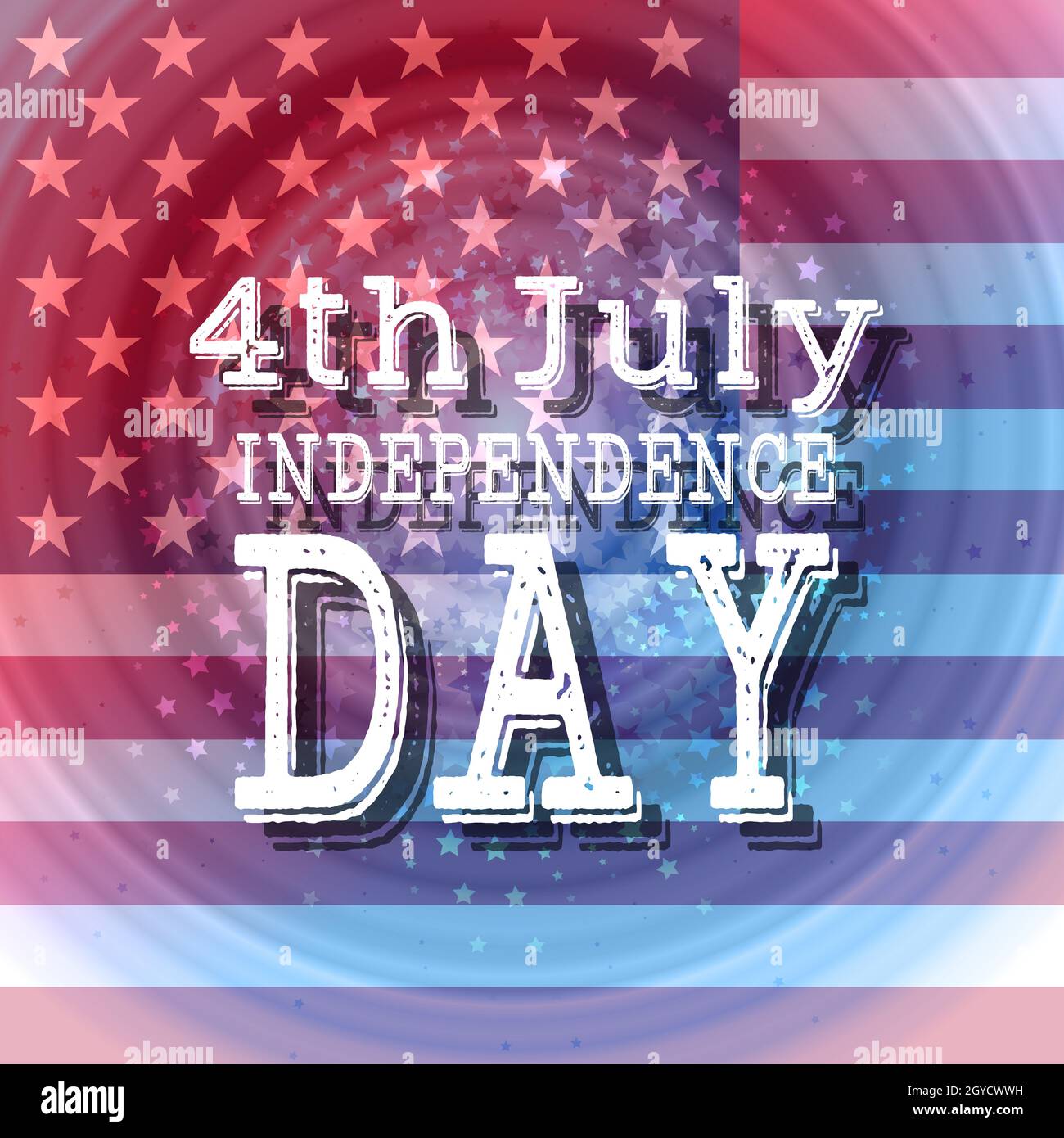 Independence Day background with American flag Stock Photo - Alamy
