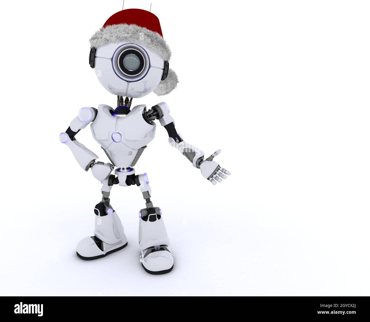 Santa claus modern robot hi-res stock photography and images - Alamy