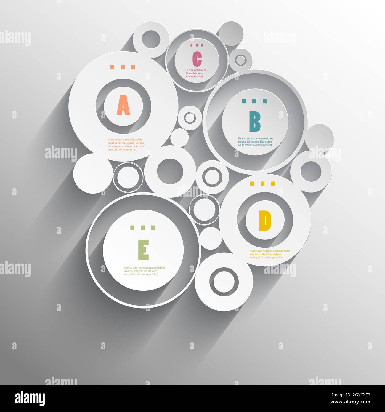 Modern design for infographics options background Stock Photo - Alamy