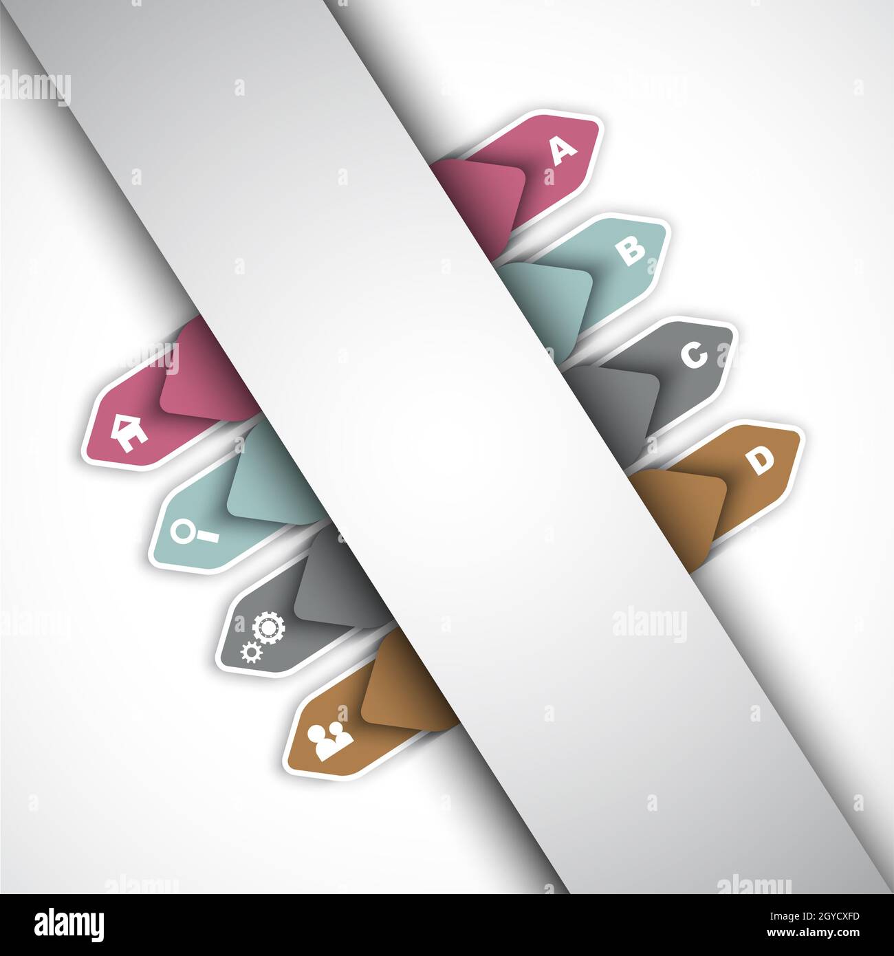 Modern design for infographics options background Stock Photo - Alamy