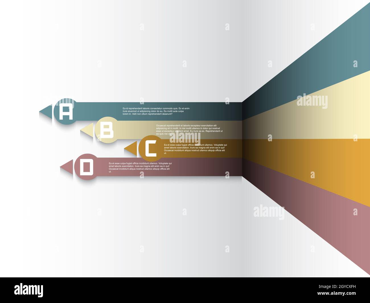 Modern design for infographics options background Stock Photo - Alamy
