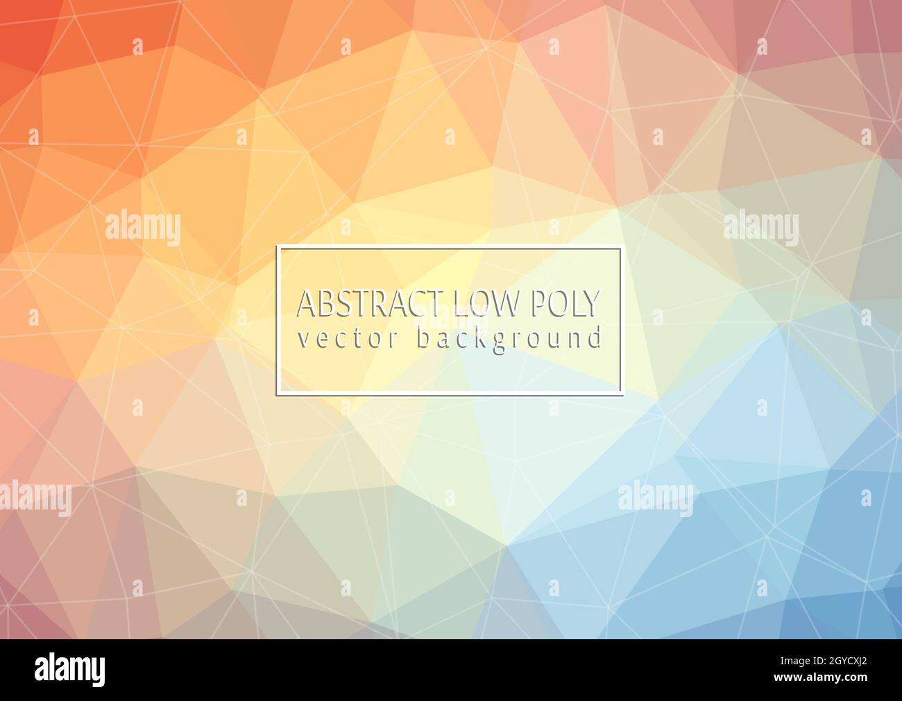 Abstract background with a low poly design Stock Photo - Alamy