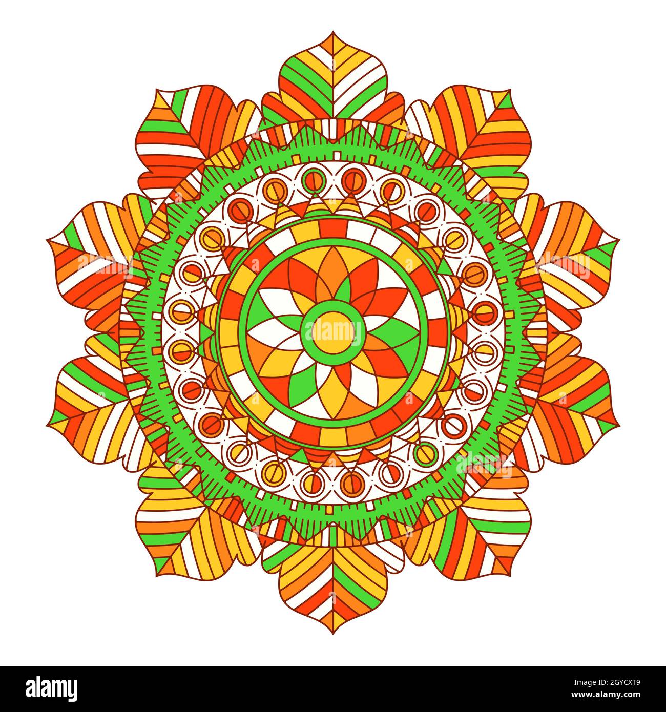 Mandala vector drawing hi-res stock photography and images - Alamy