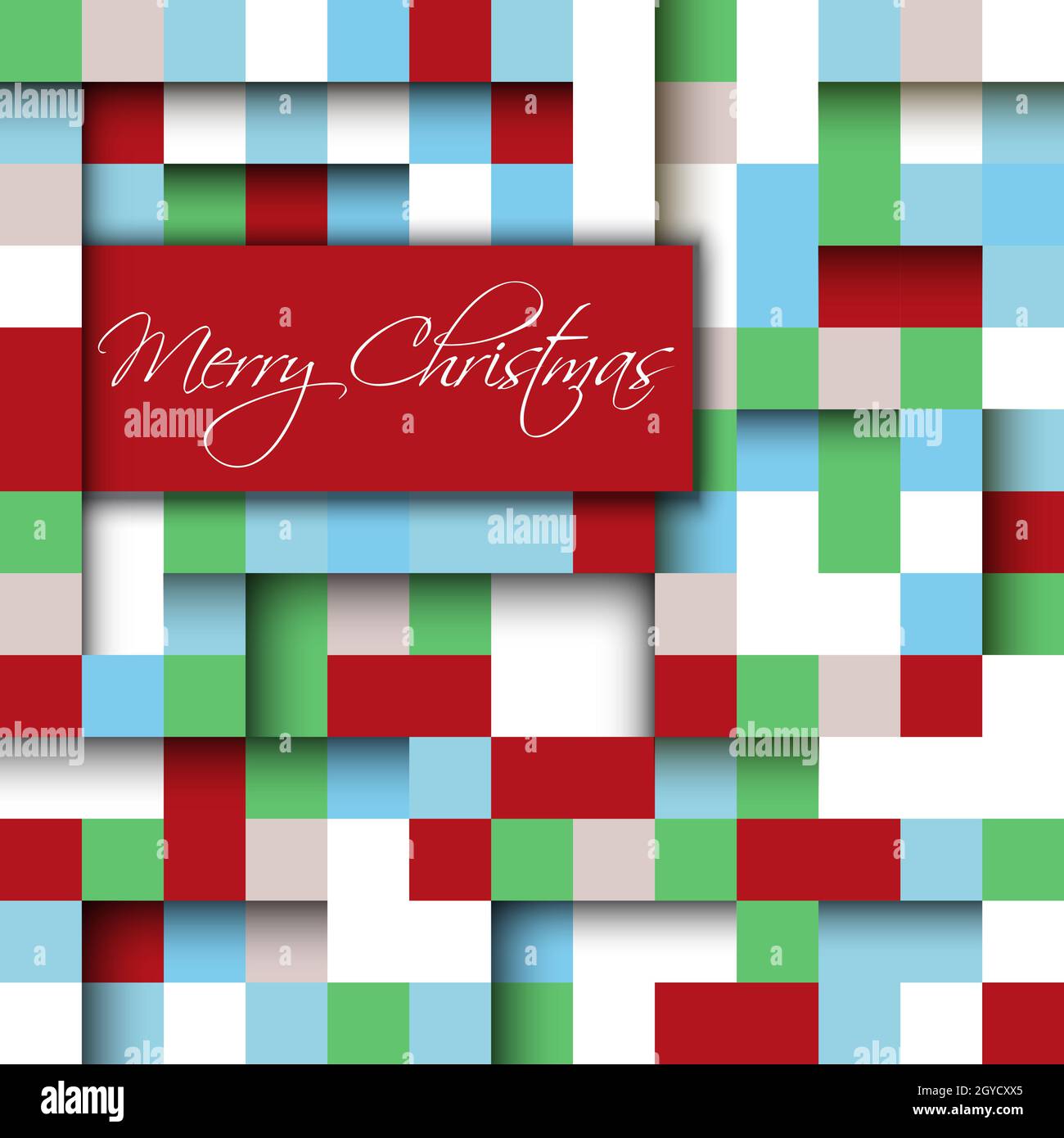 Christmas background with a geometric design Stock Photo - Alamy