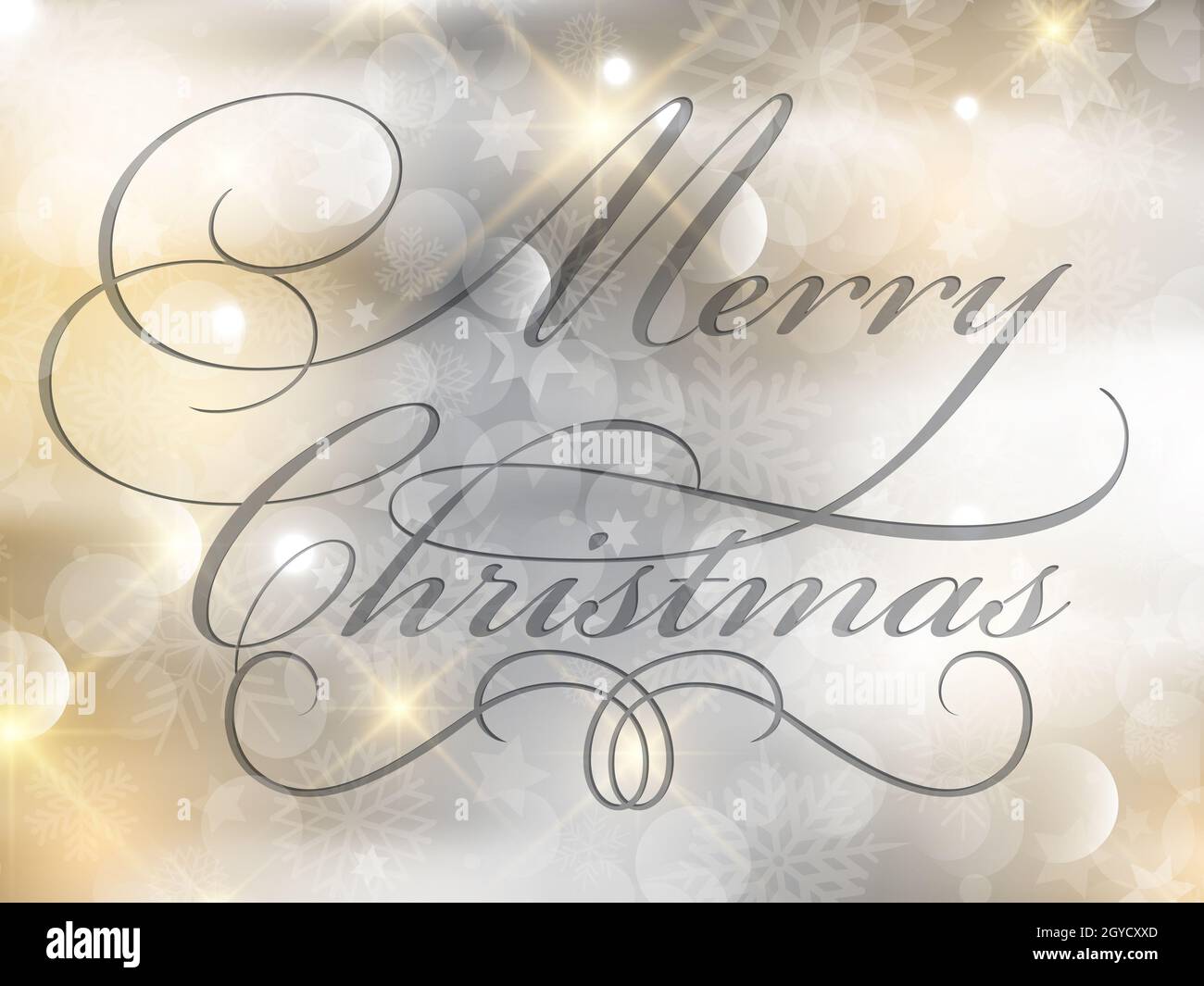 Christmas background with decorative writing Stock Photo - Alamy