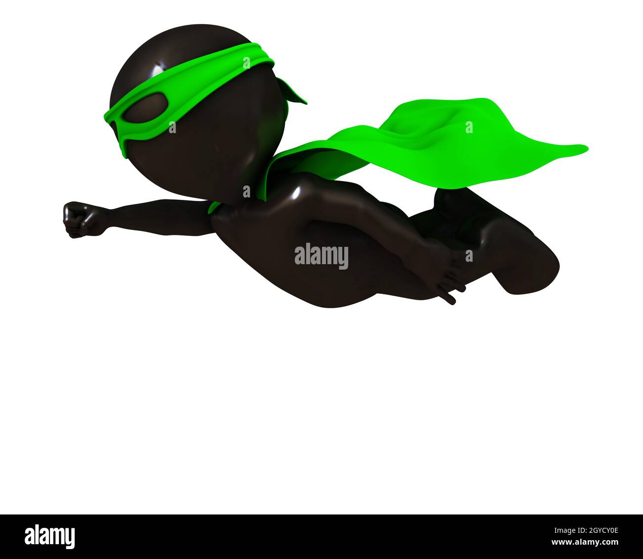 3D Render of Morph Man super hero Stock Photo - Alamy