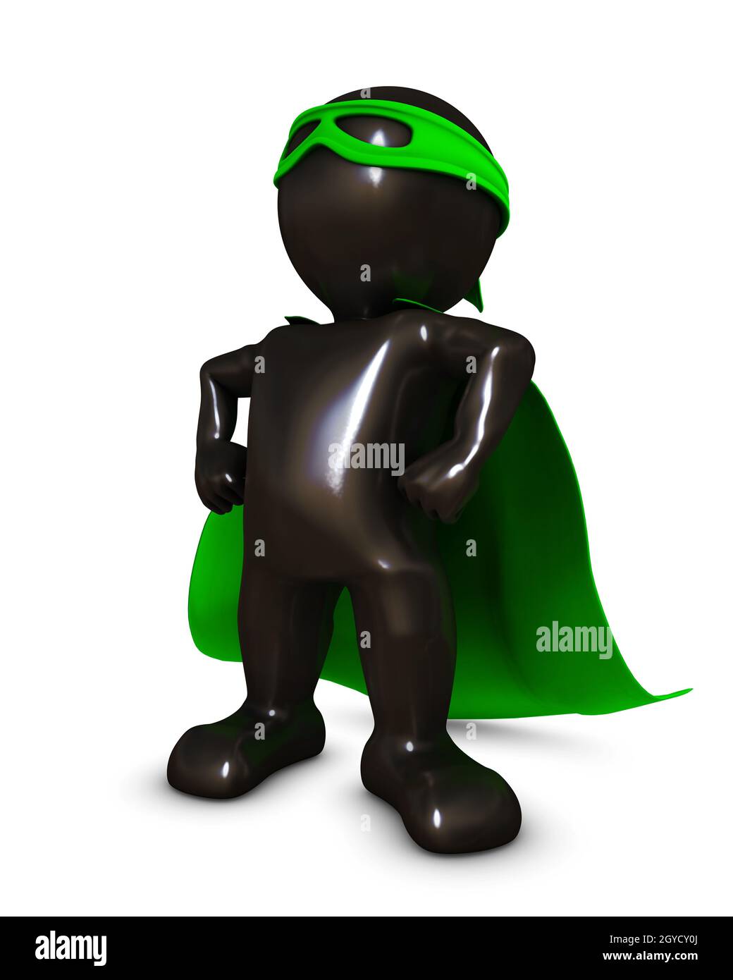 3D Render of Morph Man super hero Stock Photo - Alamy
