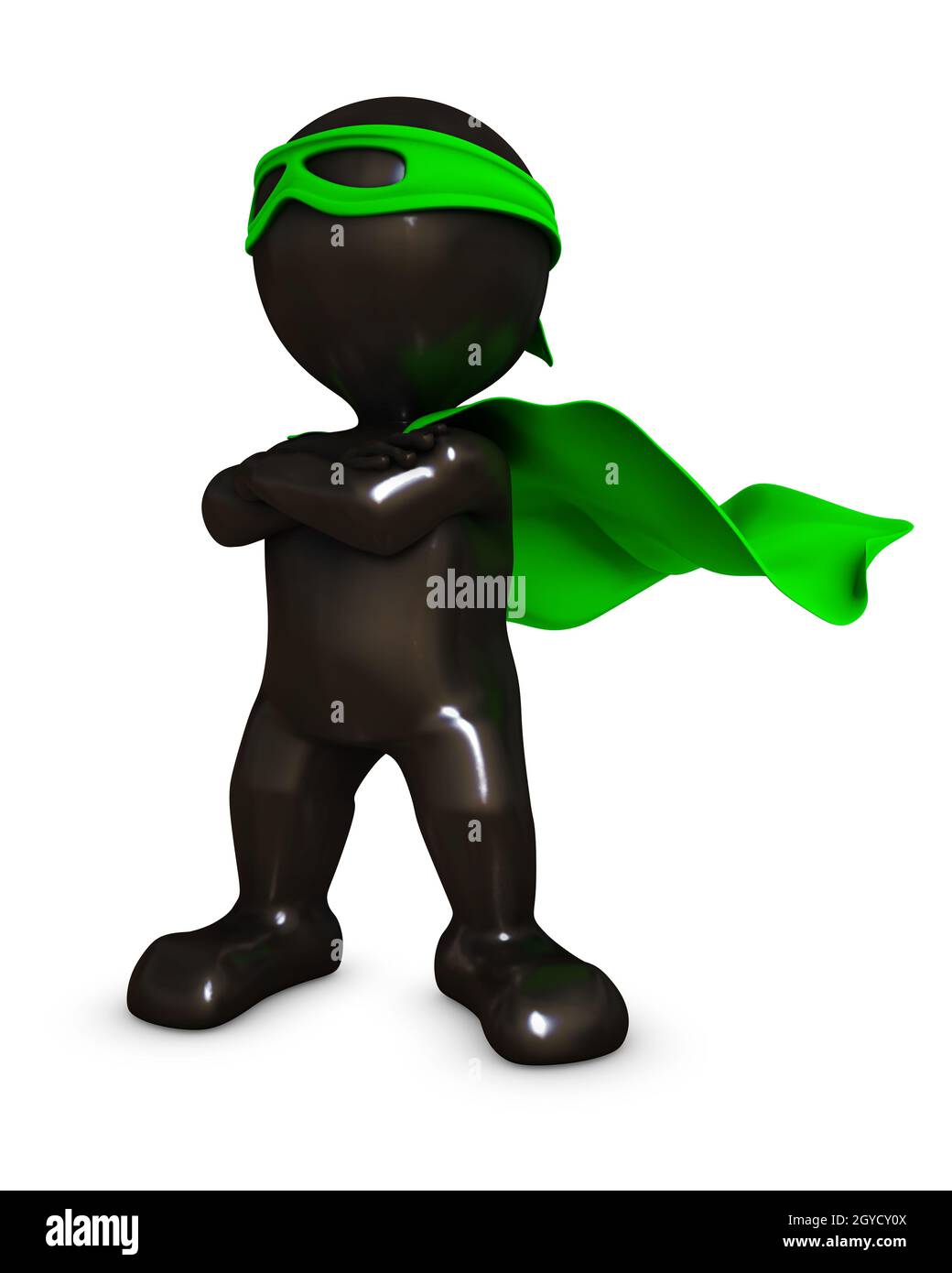 3D Render of Morph Man super hero Stock Photo - Alamy