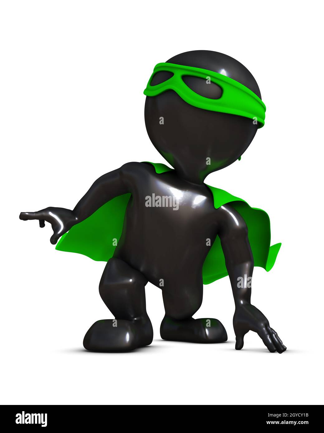 3D Render of Morph Man super hero Stock Photo - Alamy