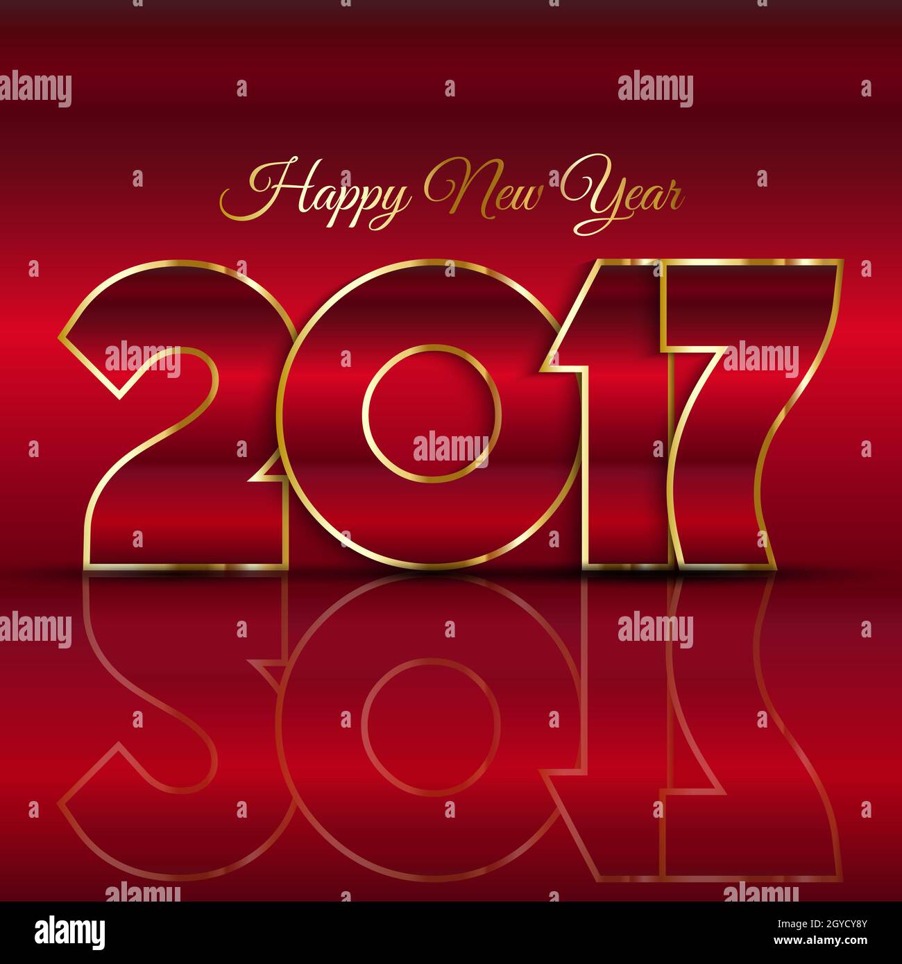 Happy New Year background with text design Stock Photo - Alamy