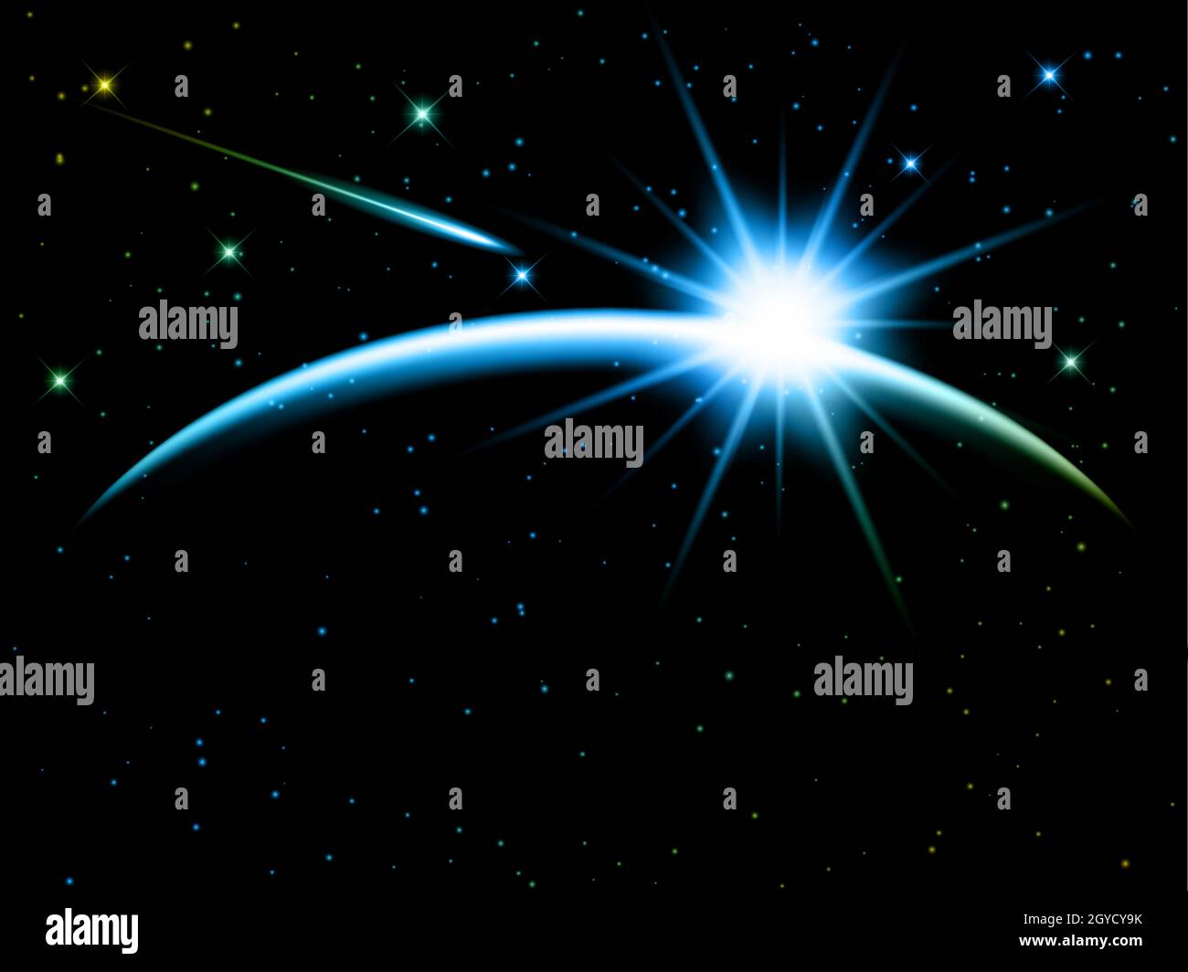 Shooting star vector hi-res stock photography and images - Alamy