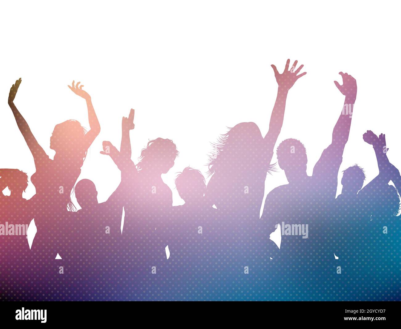 Party Crowd Silhouette